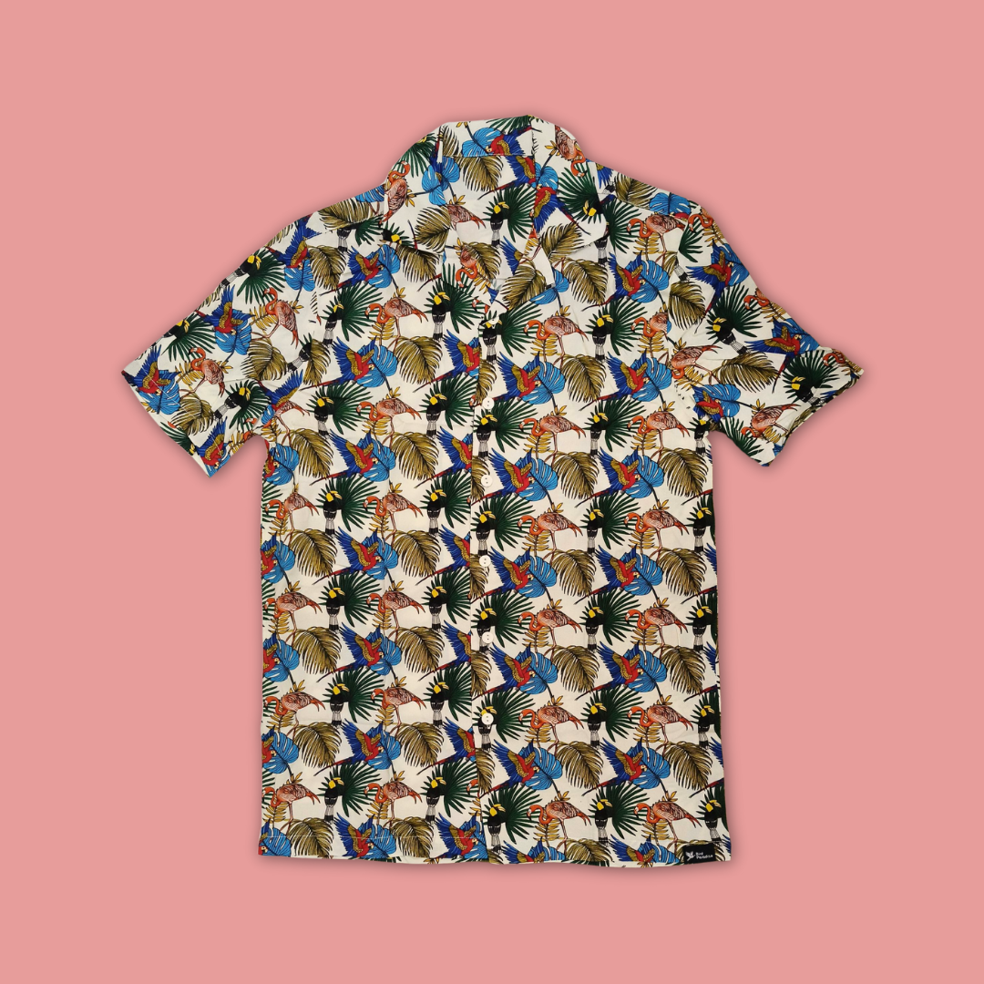 Fying With Colour All Over Print Adult Camper Shirt | Mandai Wildlife ...