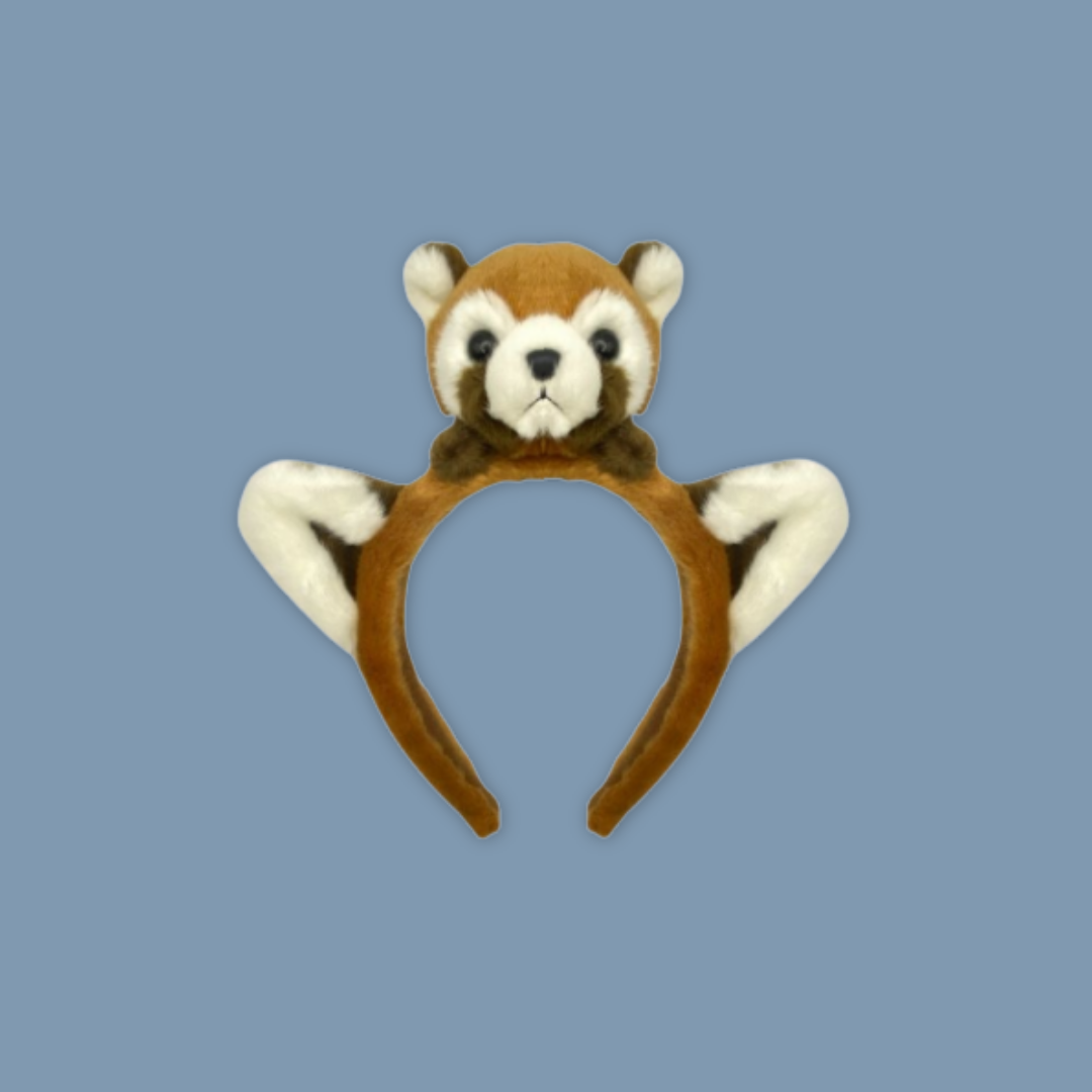 Red Panda Head Hair Band | Mandai Wildlife Reserve