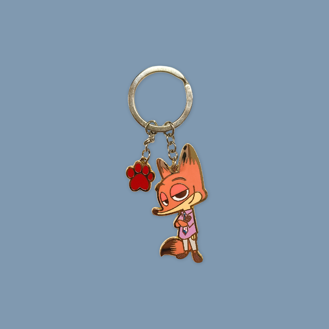 Zootopia 2 Nick Keychain | Mandai Wildlife Reserve