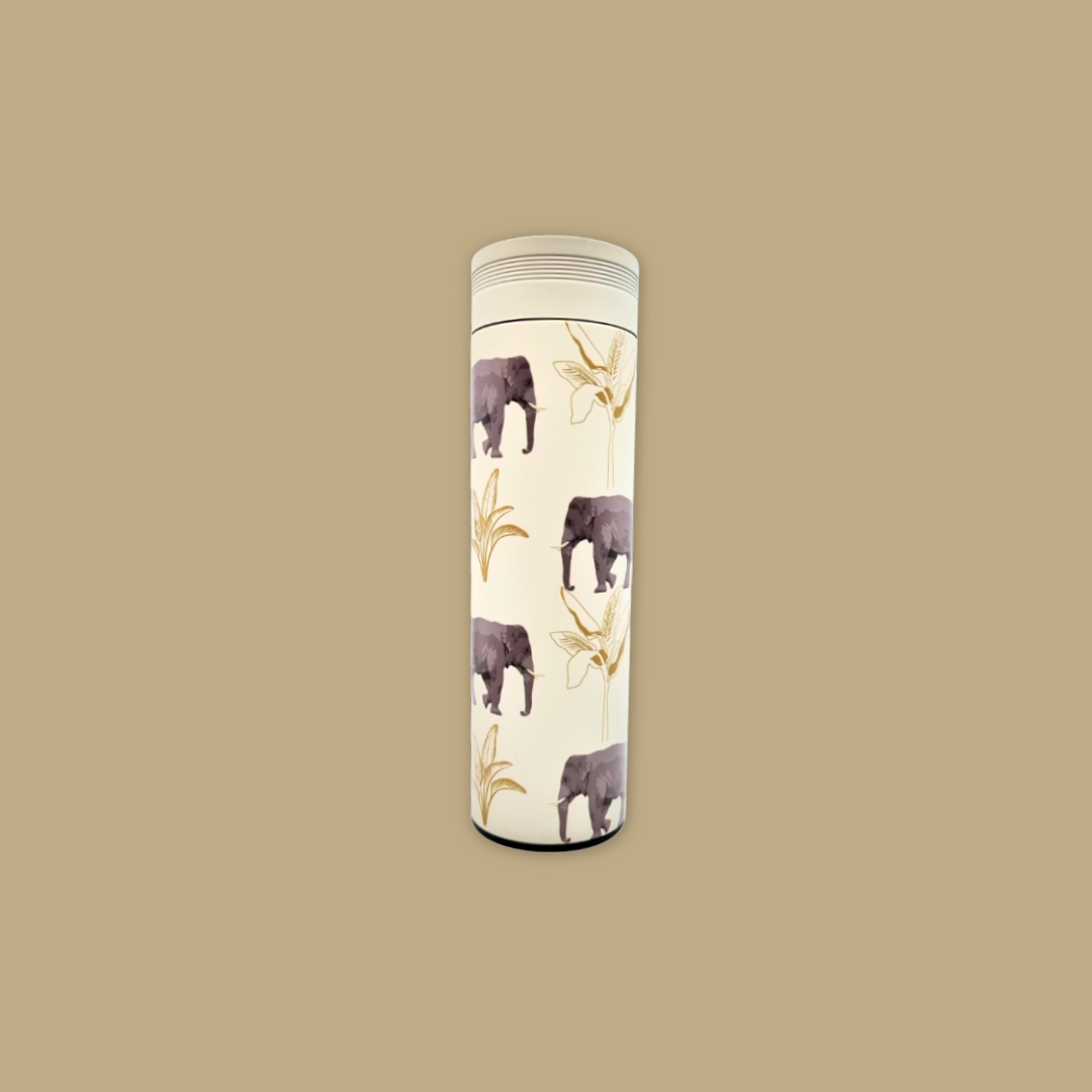 Elephant All-Over Print Vacuum Flask | Mandai Wildlife Reserve